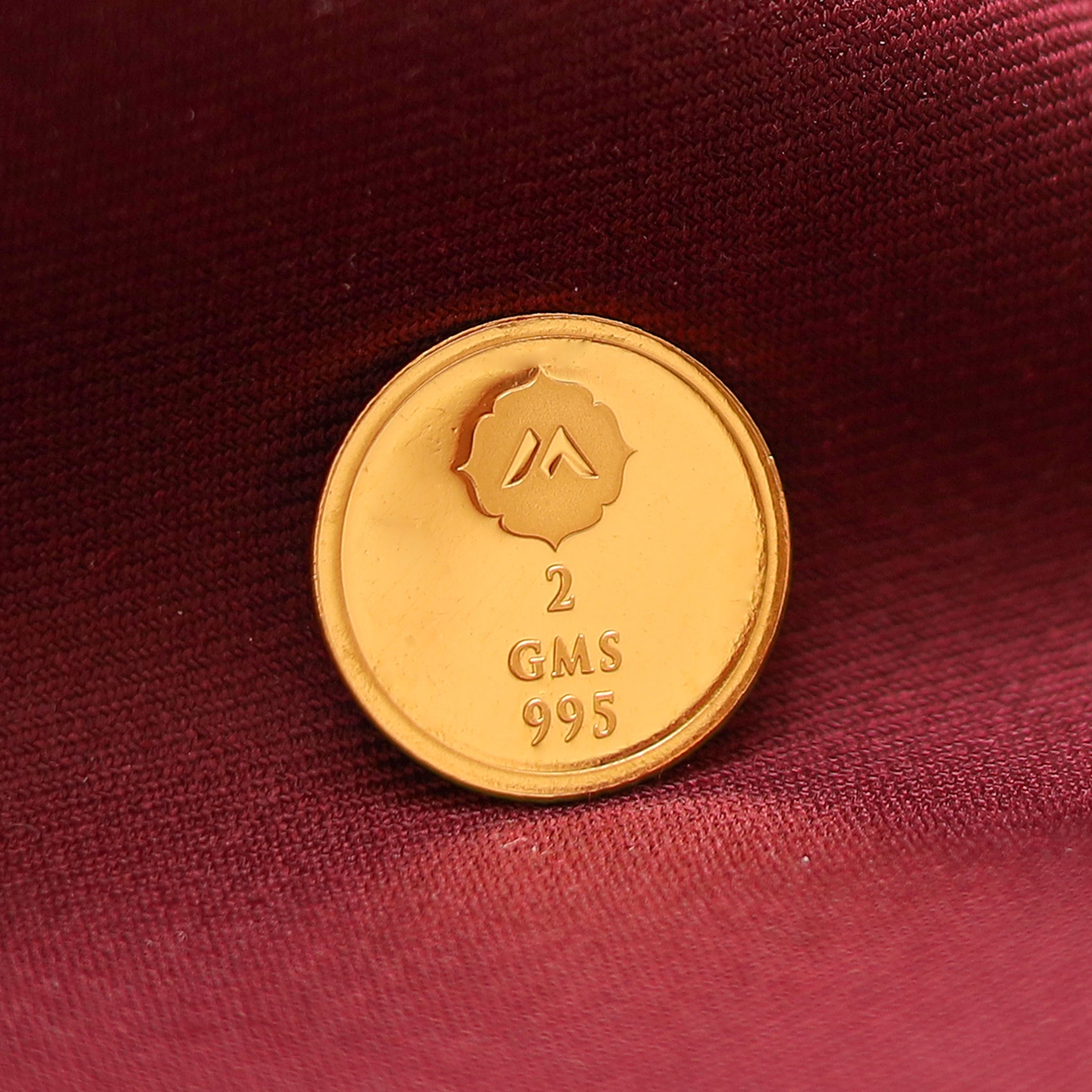 2gm 24kt(995) Gold Coin MLJ -734
